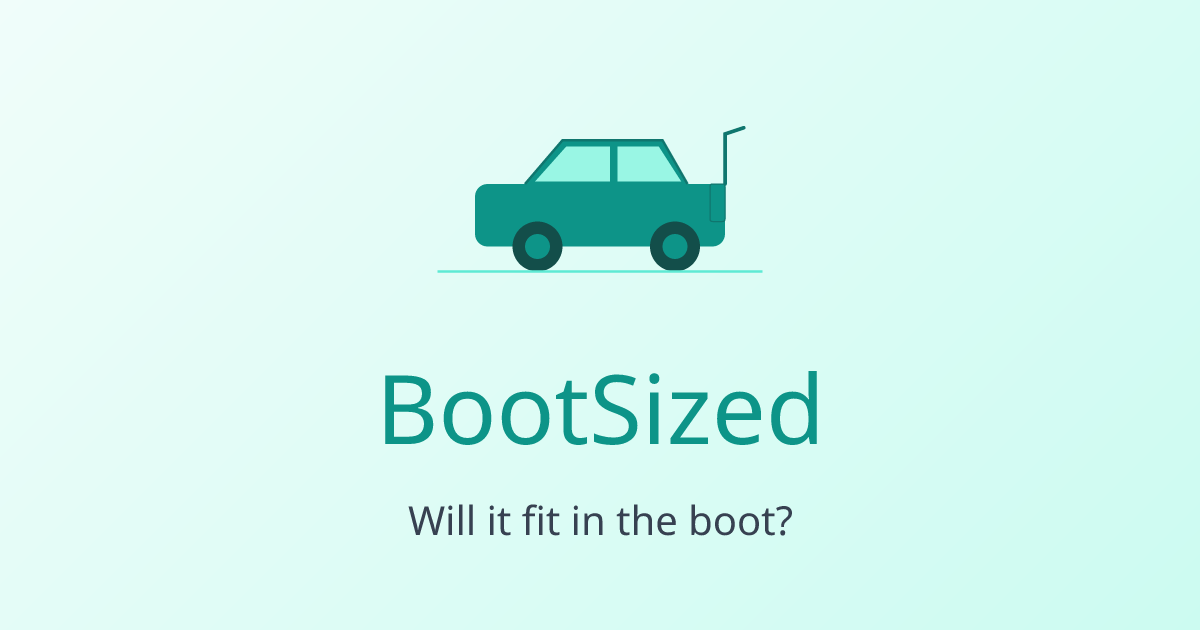 Car Boot Size Comparison — Will It Fit? | BootSized